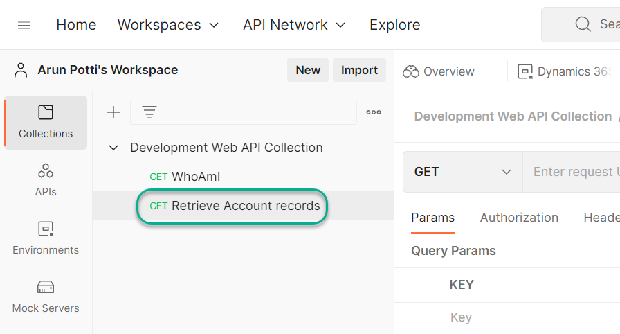 How To Retrieve Records From The Dataverse Environment In Postman